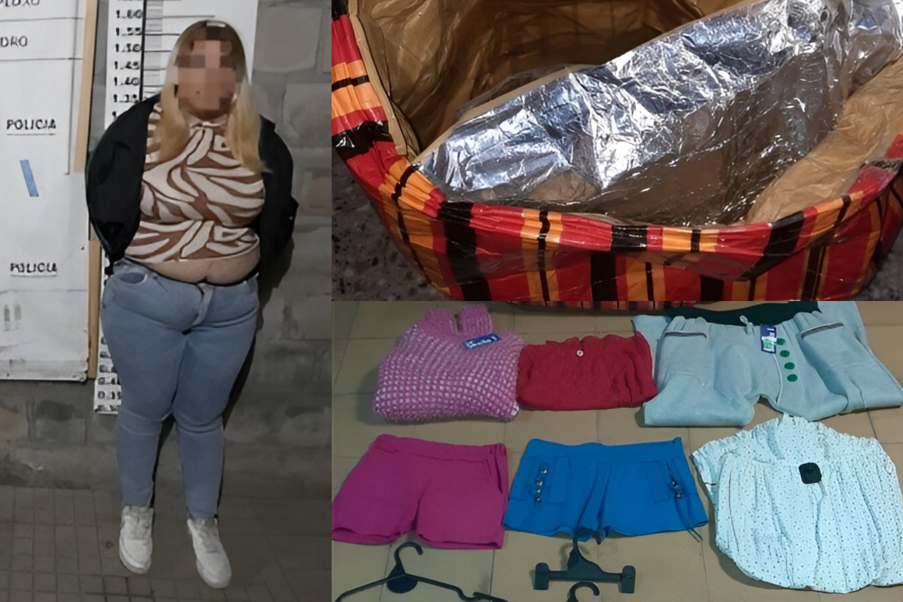 Comerciante forcejeó con una mechera que le robó prendas de vestir de ... Comerciante forcejeó con una mechera que le robó prendas de vestir de ...