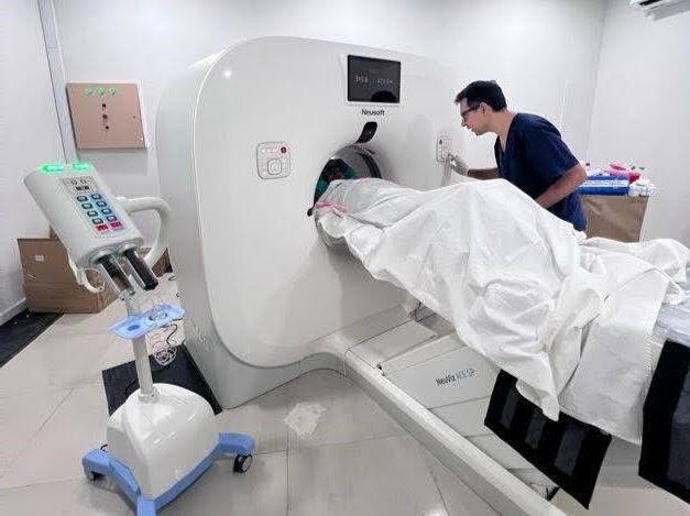 Tomógrafo: este sábado practicaron los primeros estudios de imágenes a ...