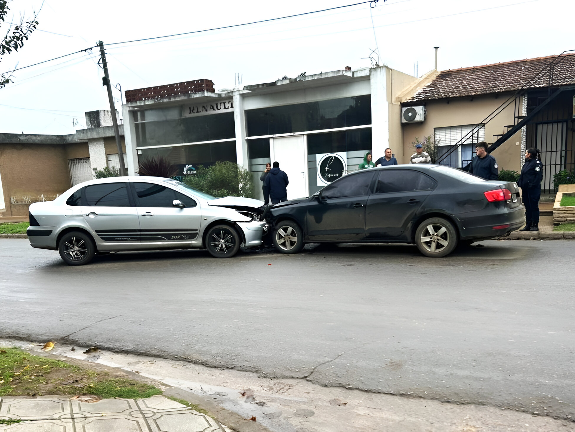 Accidente de tránsito: chocó el delegado de Río Tala, Walter Díaz – Las ...
