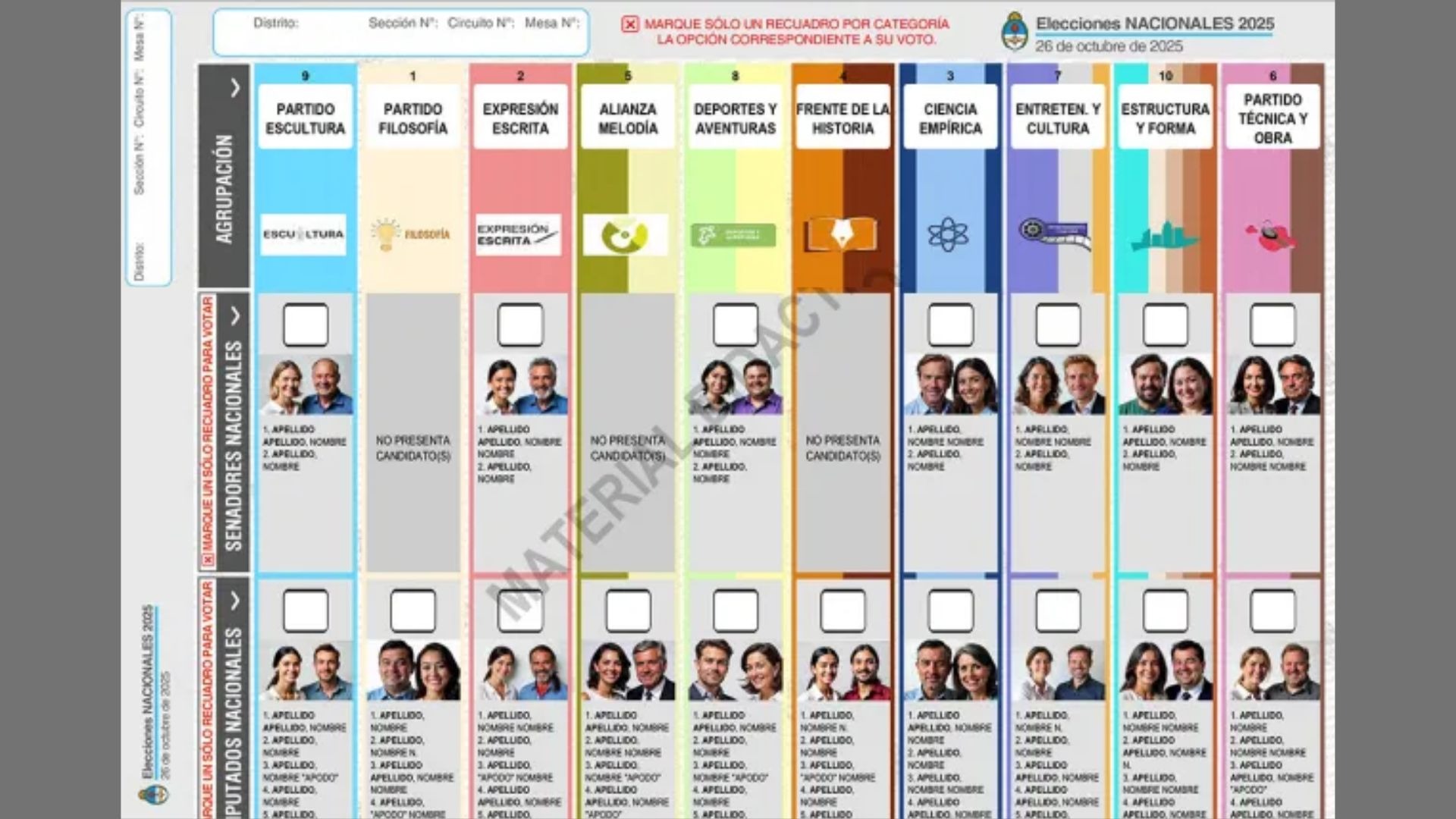 Elecciones 2025: se viene el debut de la Boleta Única de Papel para ...